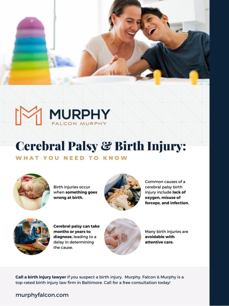 Cerebral Palsy and Birth Injury: What You Need to Know - Murphy, Falcon ...