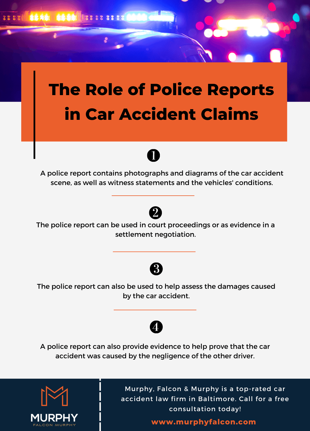 The Role of Police Reports in Car Accident Claims